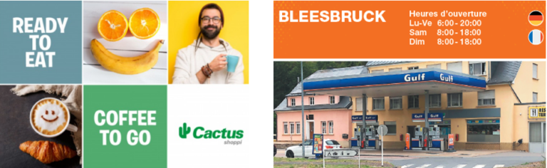 Gulf Bleesbreck & Cactus Shoppi - Gulf - Luxemburg